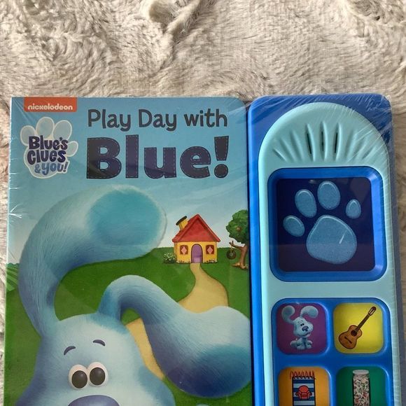 Blues Clues | Toys | Blues Clues Playday With Blue Interactive Book ...